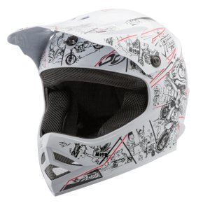 Capacete Cross Infantil Cartoon Racing